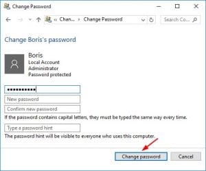 How to Change Computer Login Password in Windows 10 (Administrator/User ...
