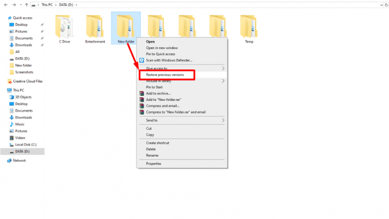 How to Recover Accidentally Deleted Folders in Windows - Windows ...